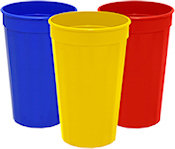 Custom Stadium Cups and Personalized Plastic Cups from Discount Favors